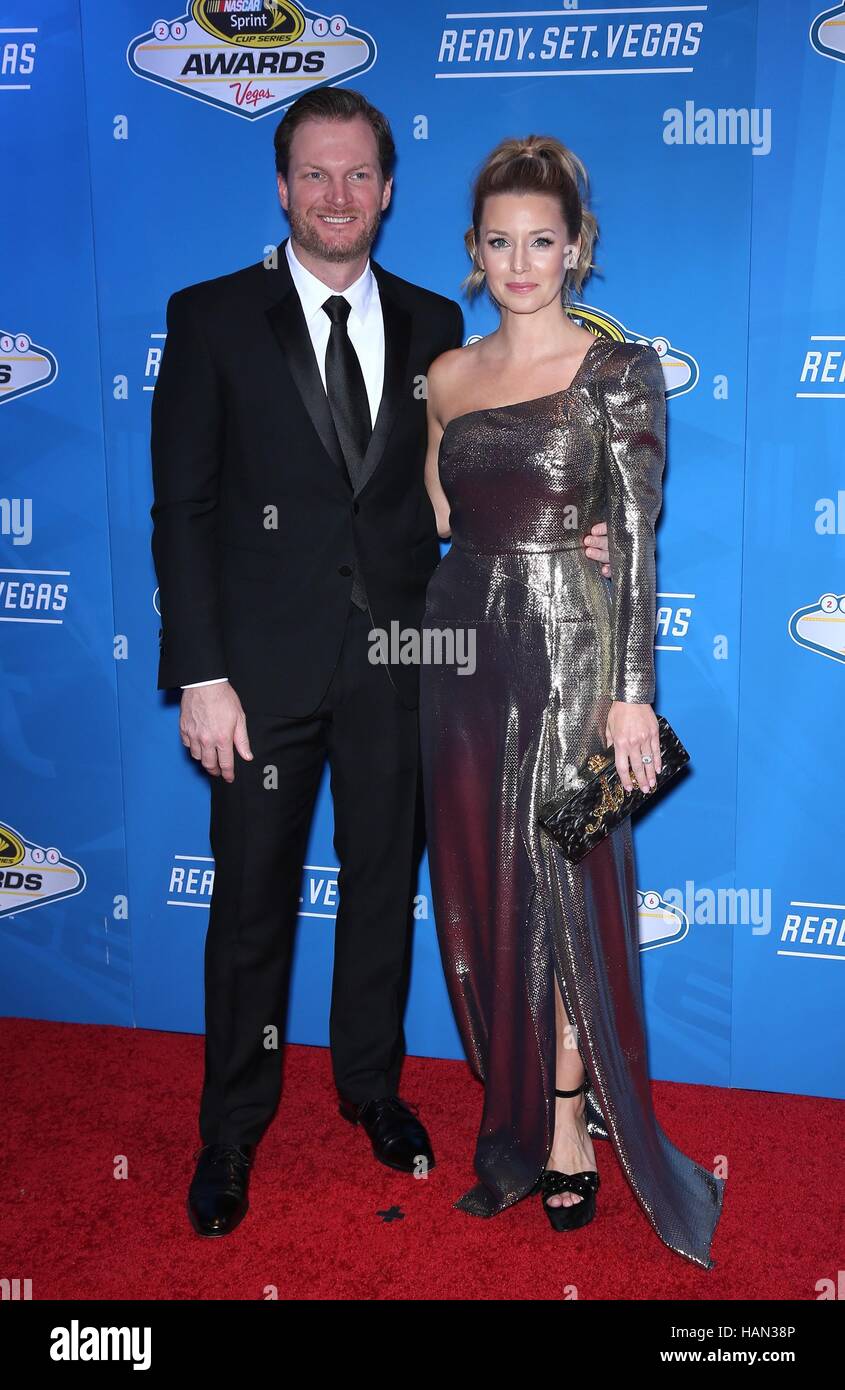 Las Vegas, NV, USA. 2nd Dec, 2016. Dale Earnhardt Jr., Amy Reimann at ...