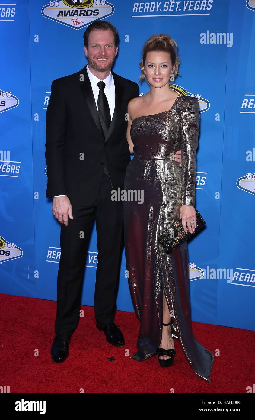Las Vegas, NV, USA. 2nd Dec, 2016. Dale Earnhardt Jr., Amy Reimann at ...