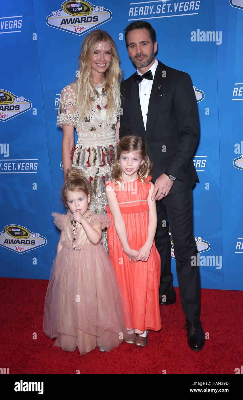 Las Vegas, NV, USA. 2nd Dec, 2016. Jimmy Johnson, Chandra Johnson at ...