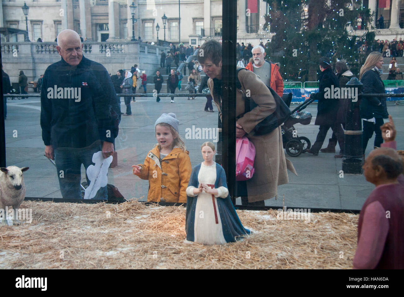 Nativity trafalgar square hi-res stock photography and images - Alamy