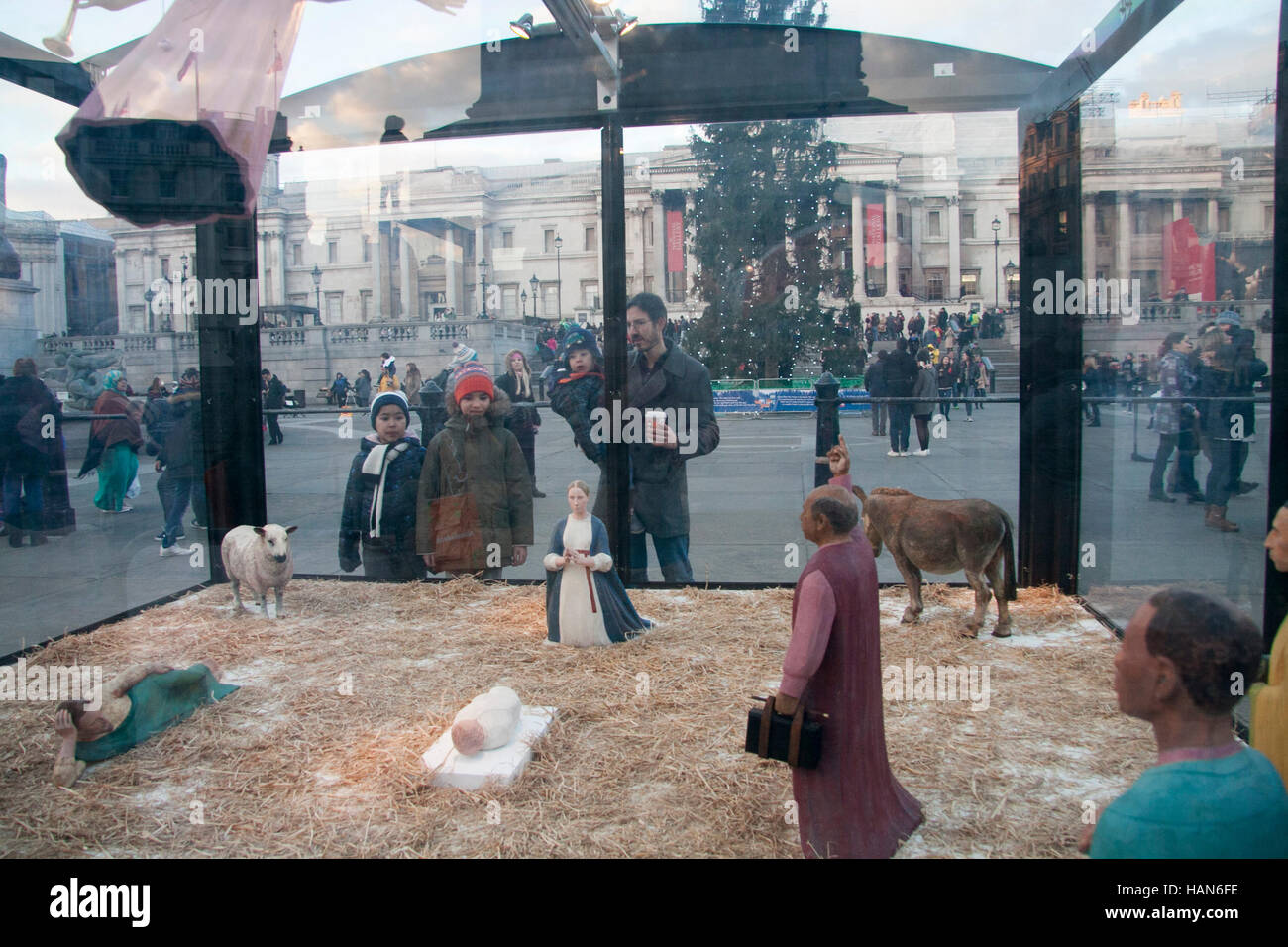 Nativity trafalgar square hi-res stock photography and images - Alamy