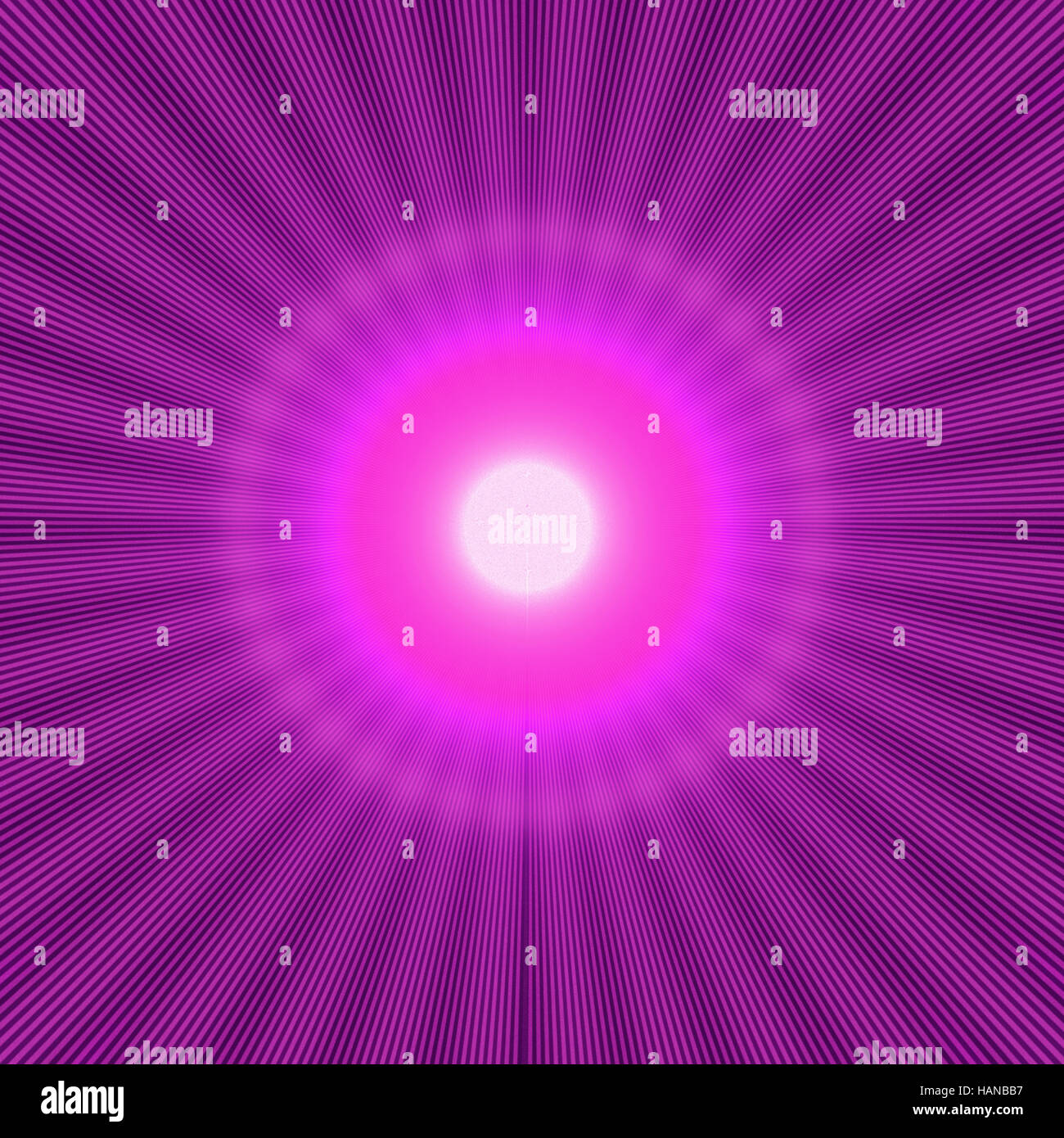 purple halo effect with shiny rays and bright light in the center Stock ...