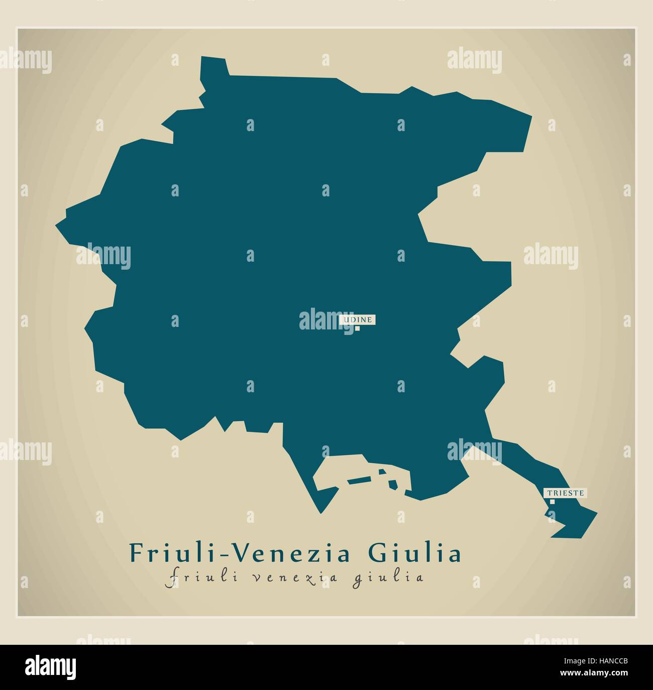 Friuli map hi-res stock photography and images - Alamy