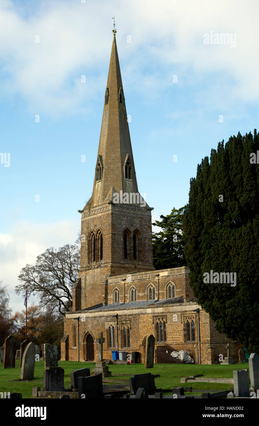 St. Leonard`s Church, Loddington, Northamptonshire, England, UK Stock ...