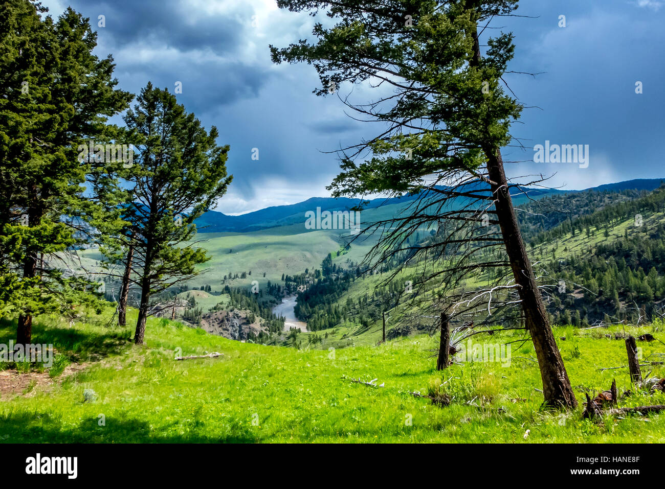 Hellroaring creek trail hi-res stock photography and images - Alamy