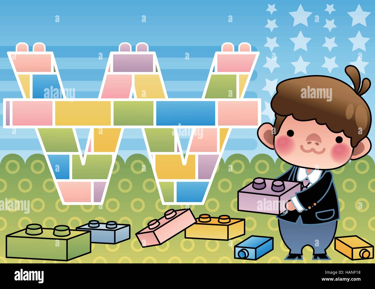 Block painting Stock Vector Images - Alamy