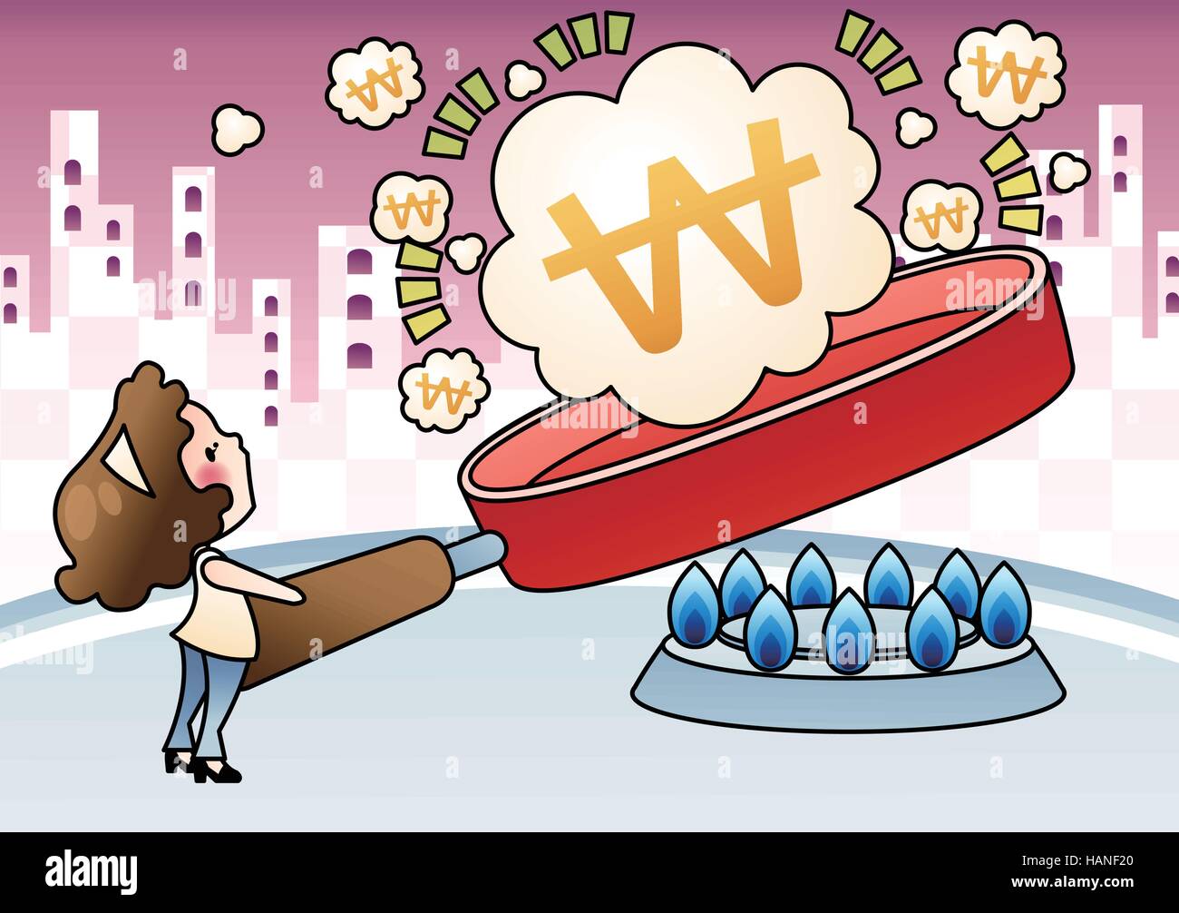 Display pan Stock Vector Images - Alamy