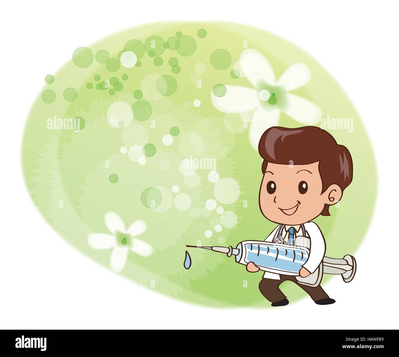 Injecting illustration Cut Out Stock Images & Pictures - Alamy