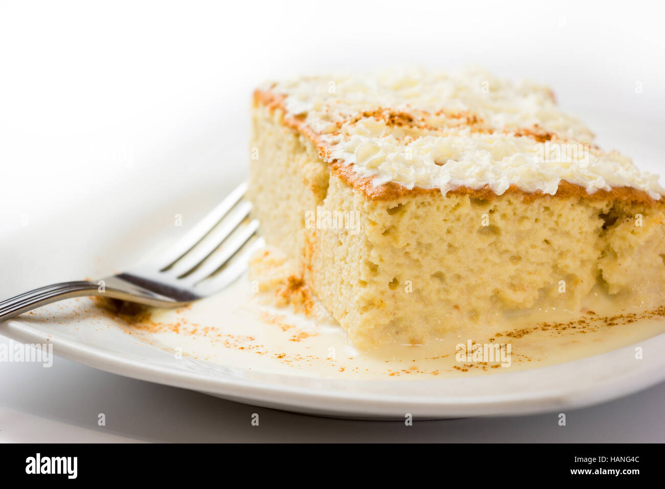 Three milk cake, Traditional dessert of Latin America Stock Photo - Alamy
