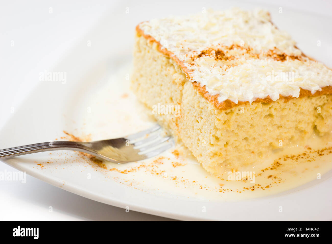 Three milk cake, Traditional dessert of Latin America Stock Photo - Alamy