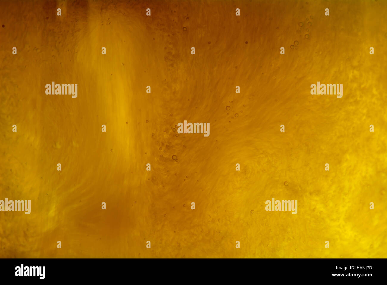 fuzzy yellow and blue water, with bubbles, as background Stock Photo ...