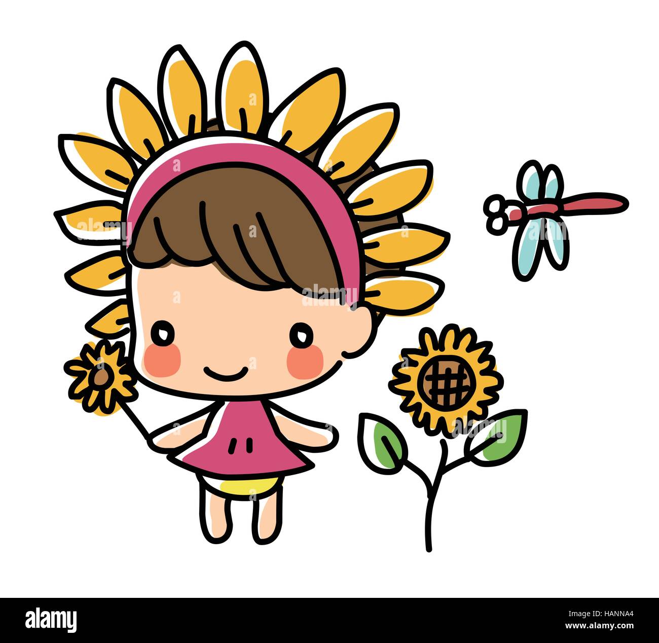 Autumn fairy painting Cut Out Stock Images & Pictures - Alamy