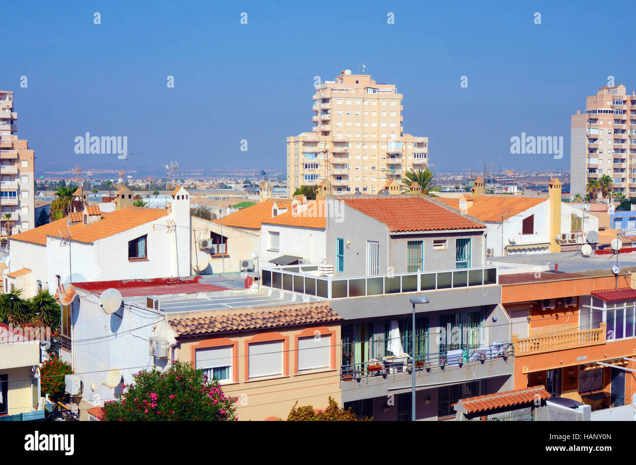 Torrevieja, Alicante, Costa Blanca, Spain. 8/10/2016 Mediterranean ...