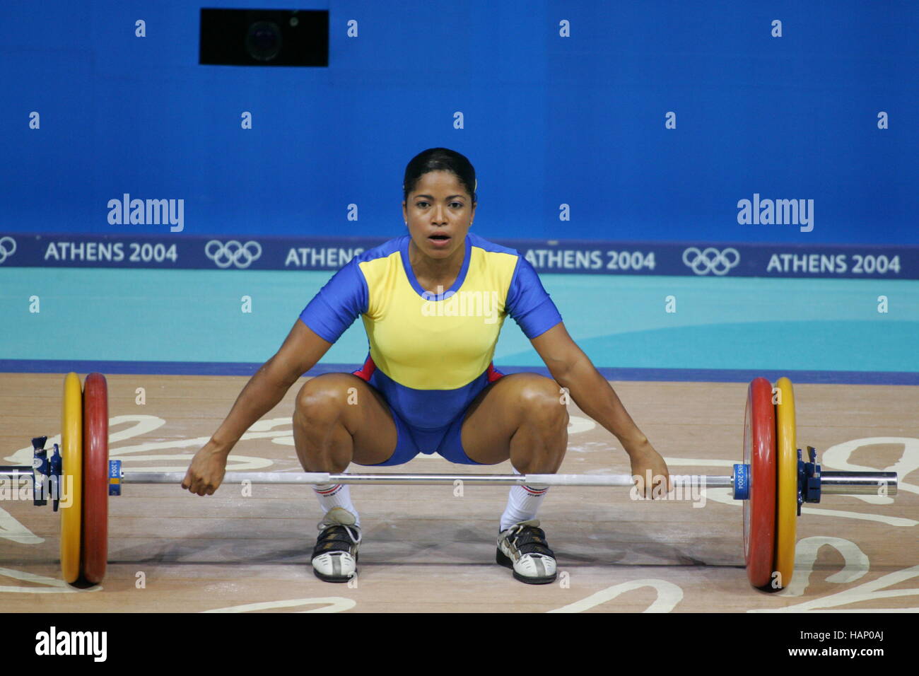 ALEXANDRA ESCOBAR EQUADOR ATHENS GREECE 16 August 2004 Stock Photo - Alamy