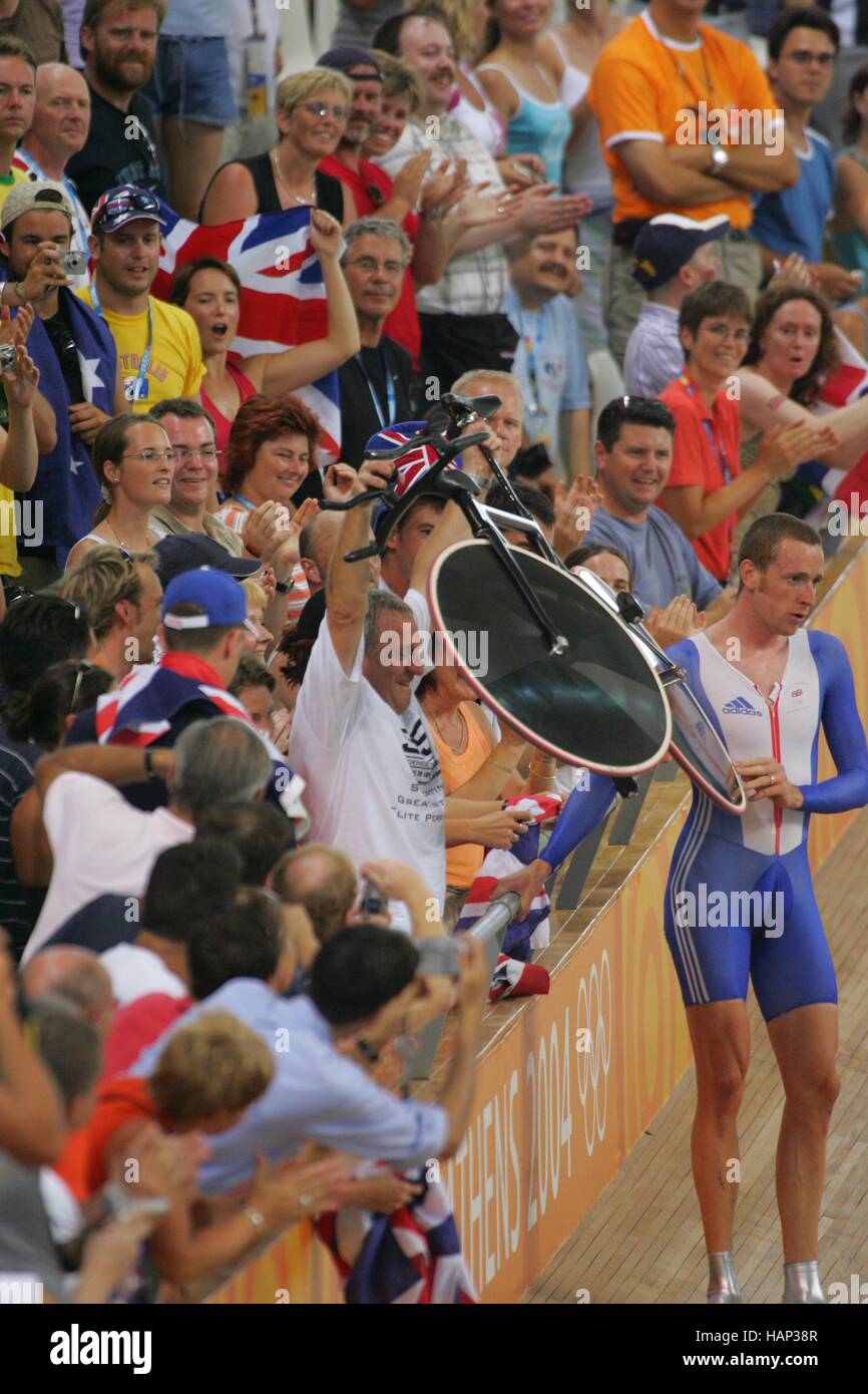 BRADLEY WIGGINS & FATHER GREAT BRITAIN ATHENS GREECE 21 August 2004 ...