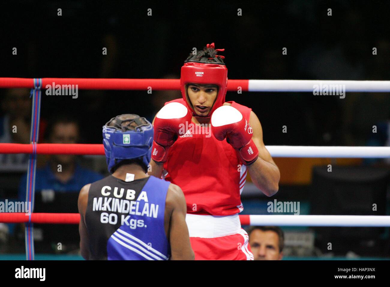 AMIR KHAN & MARIO KINDELAN OLYMPIC BOXING ATHENS GREECE 29 August 2004 ...