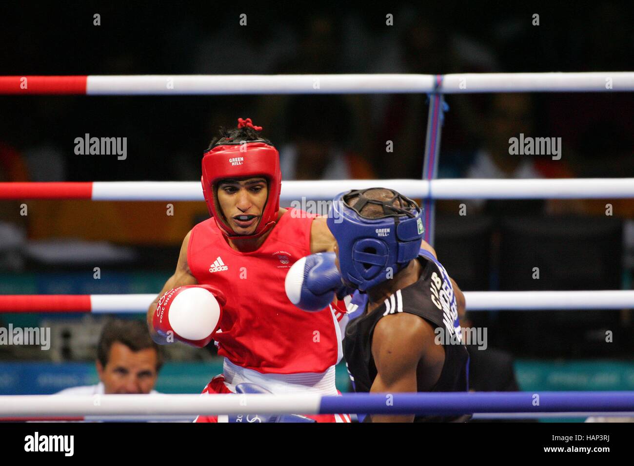 AMIR KHAN & MARIO KINDELAN OLYMPIC BOXING ATHENS GREECE 29 August 2004 ...