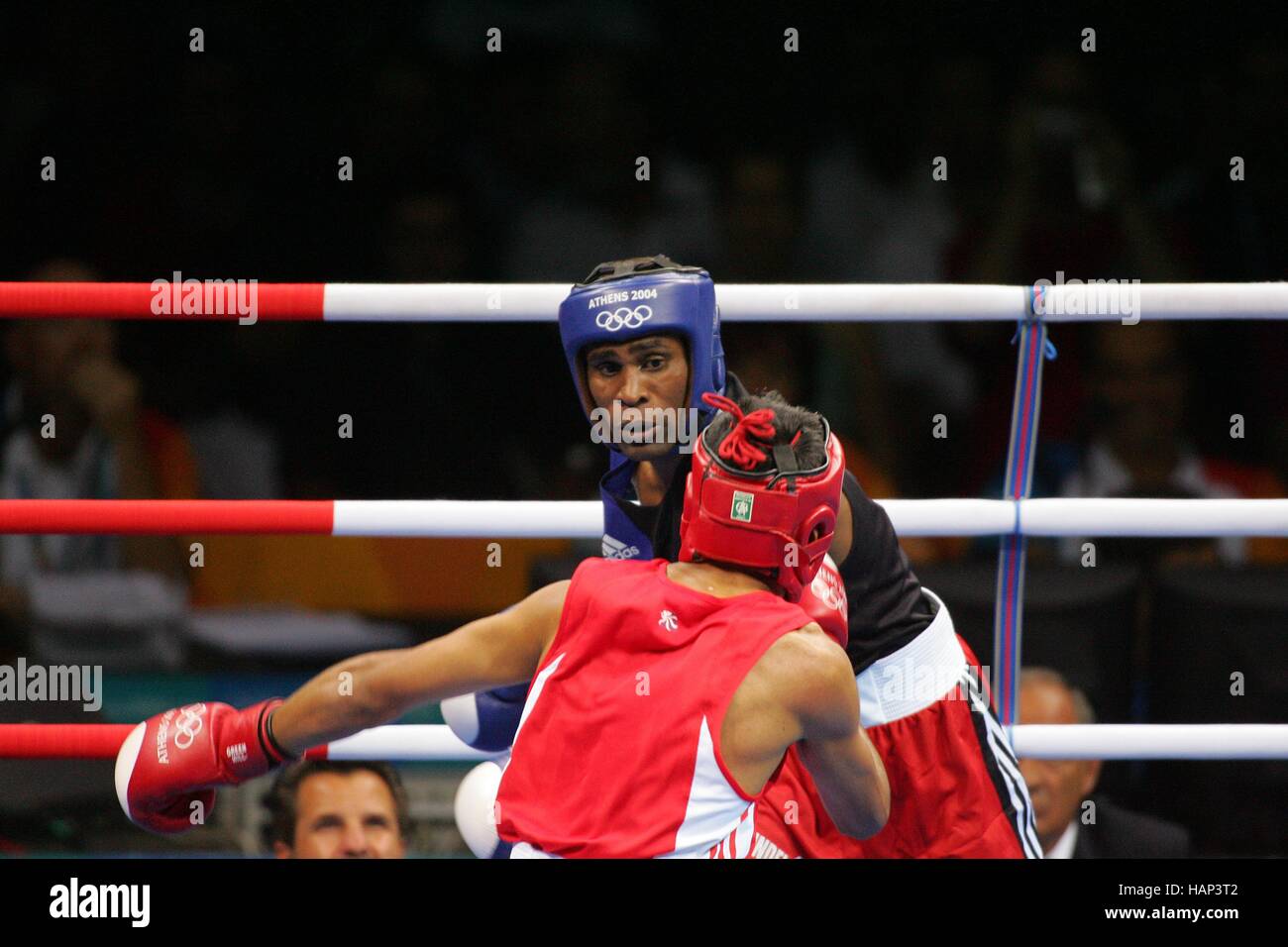 AMIR KHAN & MARIO KINDELAN OLYMPIC BOXING ATHENS GREECE 29 August 2004 ...