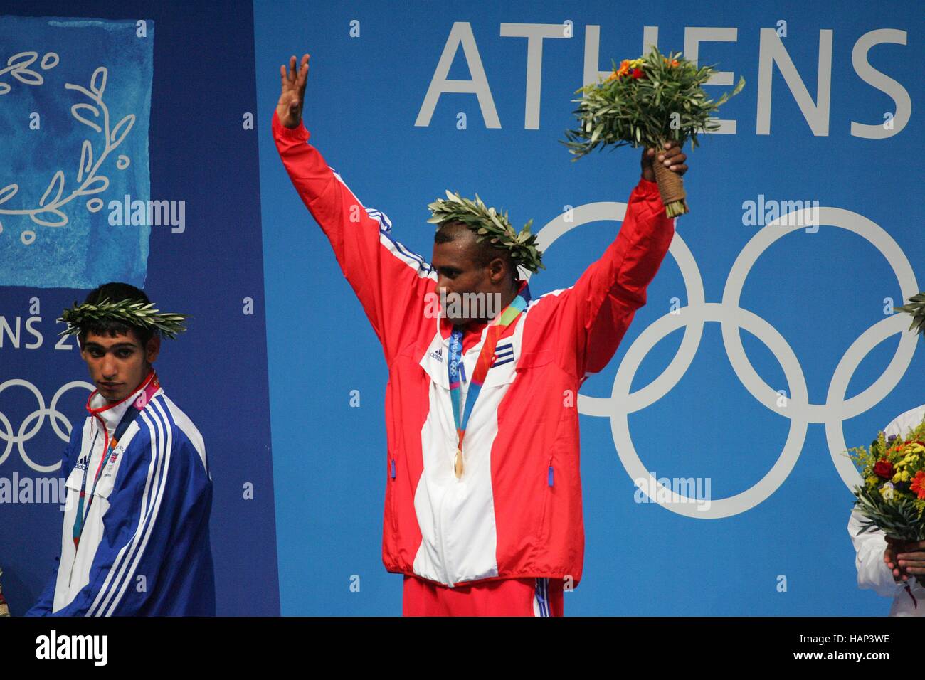 AMIR KHAN & MARIO KINDELAN OLYMPIC BOXING ATHENS GREECE 29 August 2004 ...