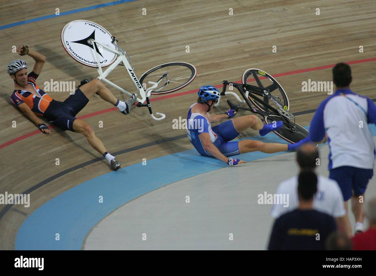ROB HAYLES MADISON FINAL OLYMPIC VELODROME ATHENS GREECE 25 August 2004 ...