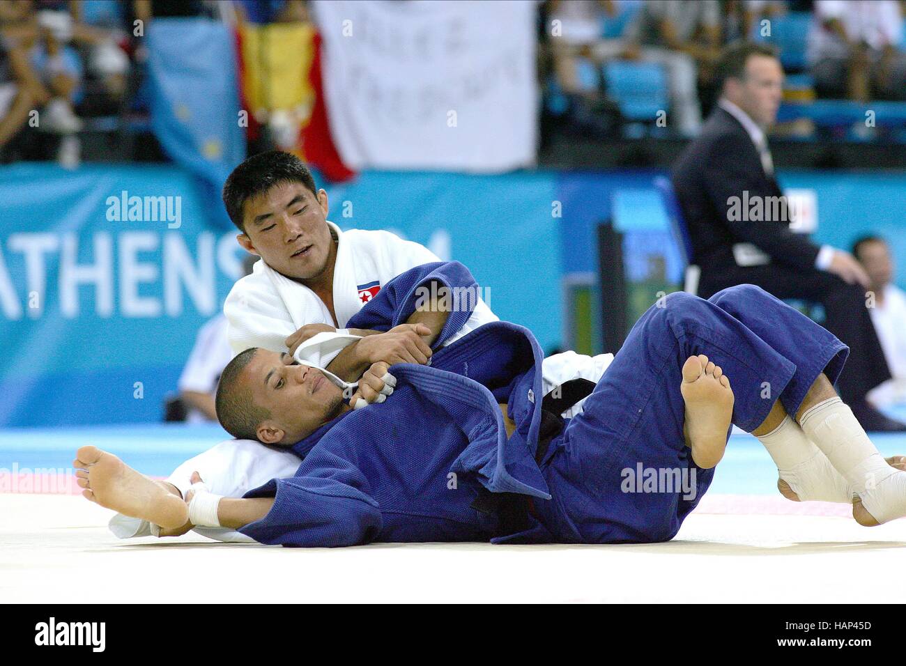 CHOL NAM PAK & NESE SENSOY OLYMPIC JUDO ATHENS GREECE 13 August 2004 ...