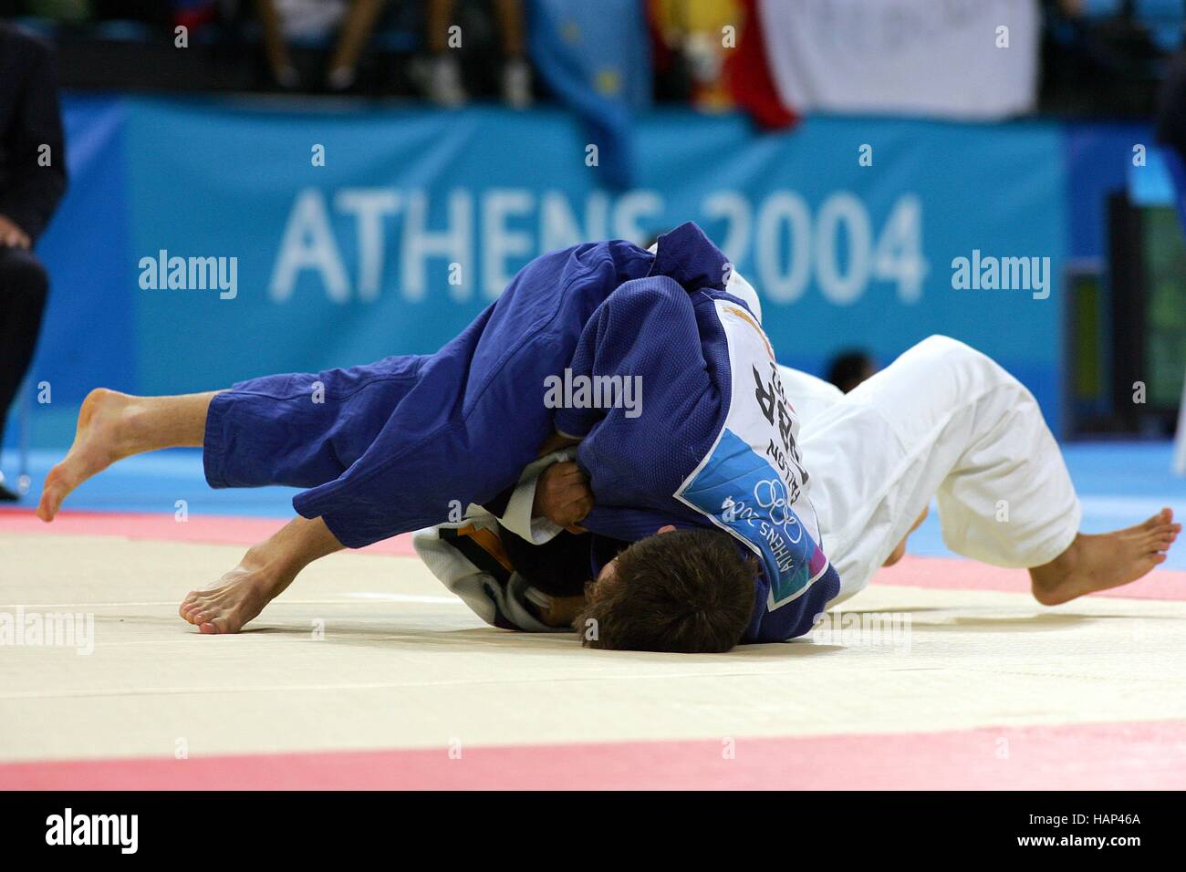 CRAIG FALLON & SCOTT FERNANDEZ OLYMPIC JUDO ATHENS GREECE 13 August ...