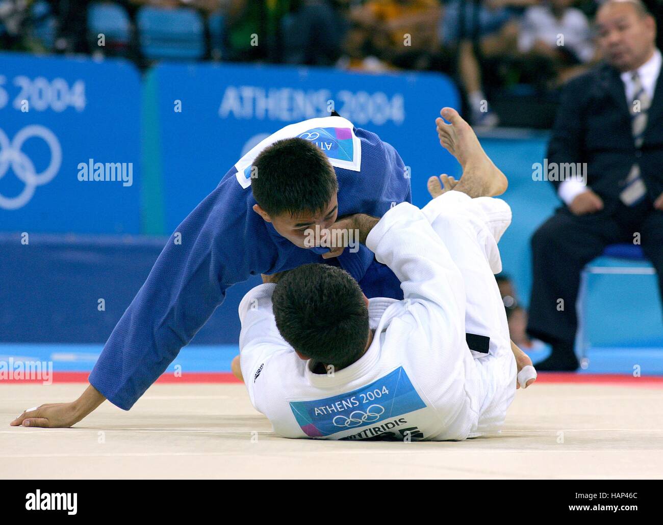 CRAIG FALLON & SCOTT FERNANDEZ OLYMPIC JUDO ATHENS GREECE 13 August ...