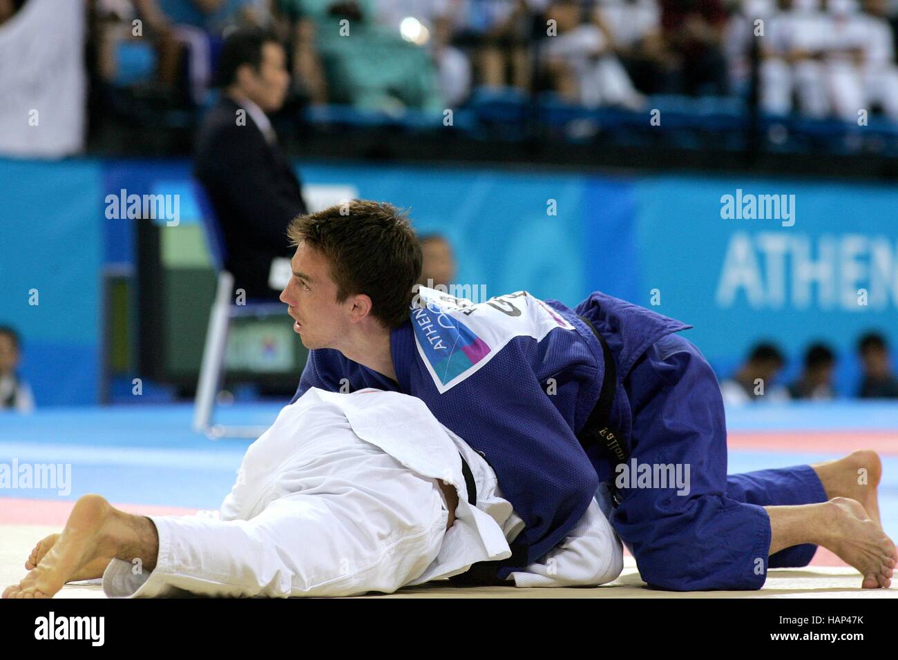 CRAIG FALLON & REVAZI ZINTIRID OLYMPIC JUDO ATHENS GREECE 13 August ...