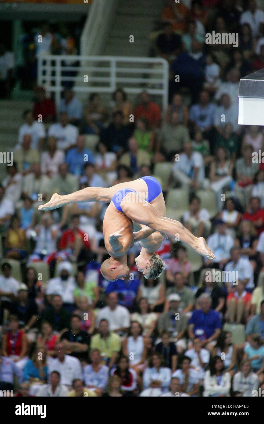LEON TAYLOR & PETER WATERFIELD GREAT BRITAIN ATHENS GREECE 14 August ...