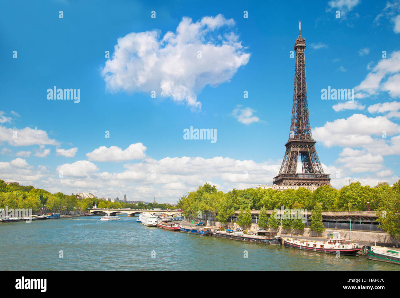 Paris city from eiffel tower hi-res stock photography and images - Alamy