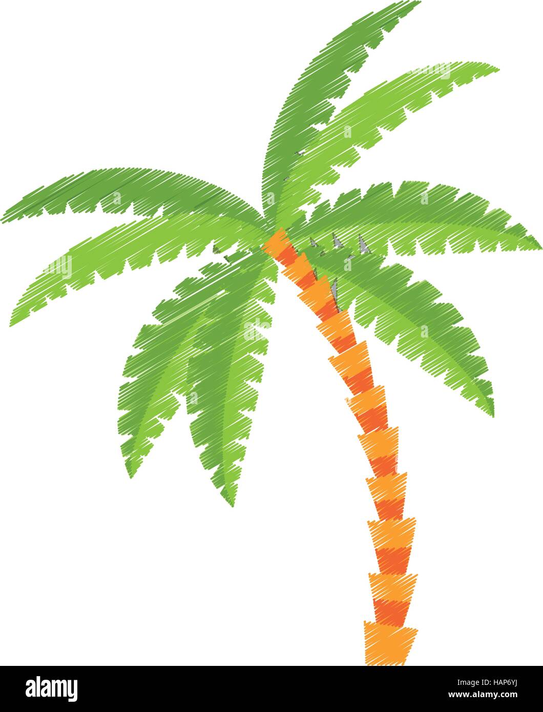 Isolated palm tree design Stock Vector Image & Art - Alamy