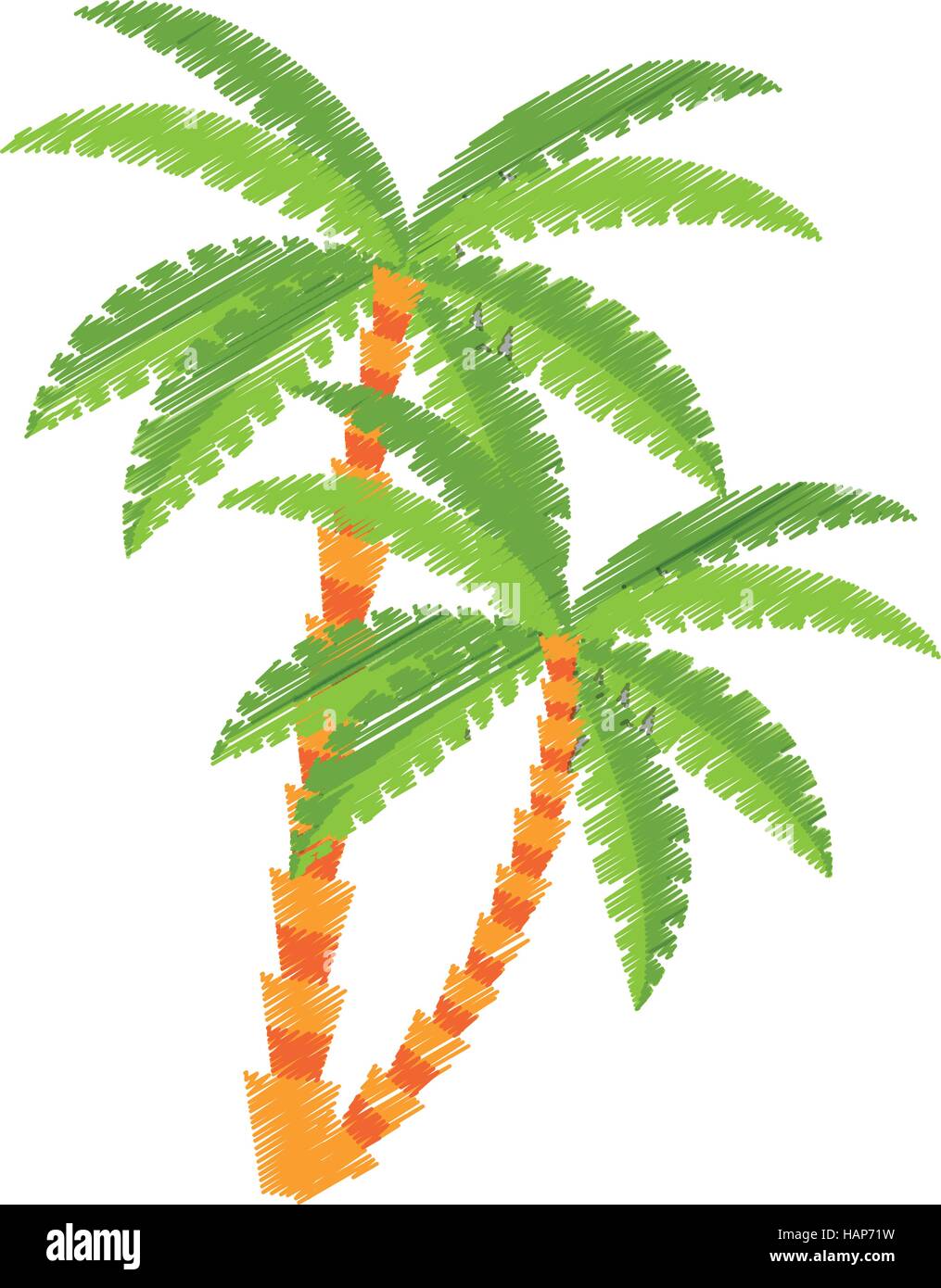 Isolated palm tree design Stock Vector Image & Art - Alamy