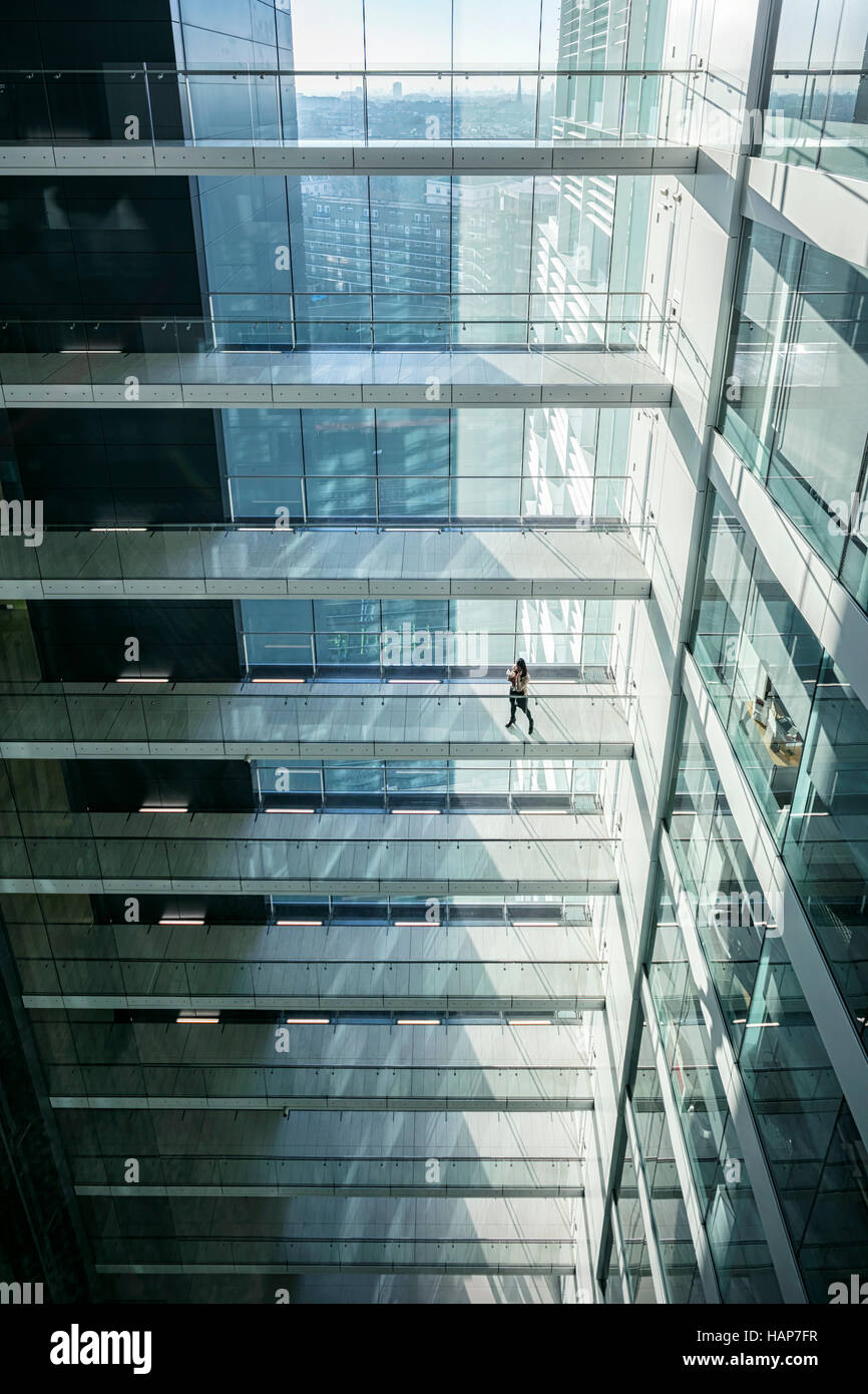 High rise office worker Stock Photo - Alamy