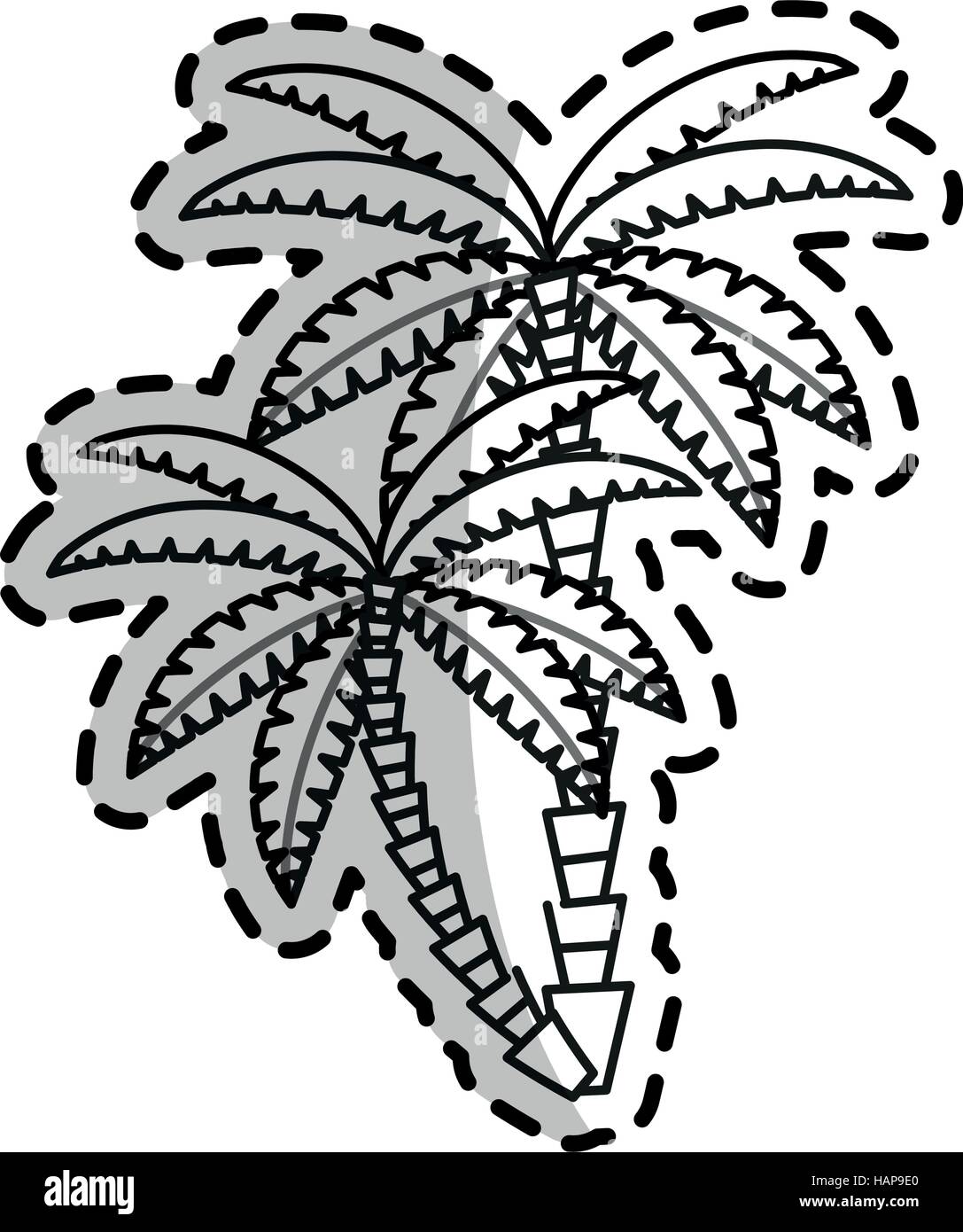 Isolated palm tree design Stock Vector Image & Art - Alamy