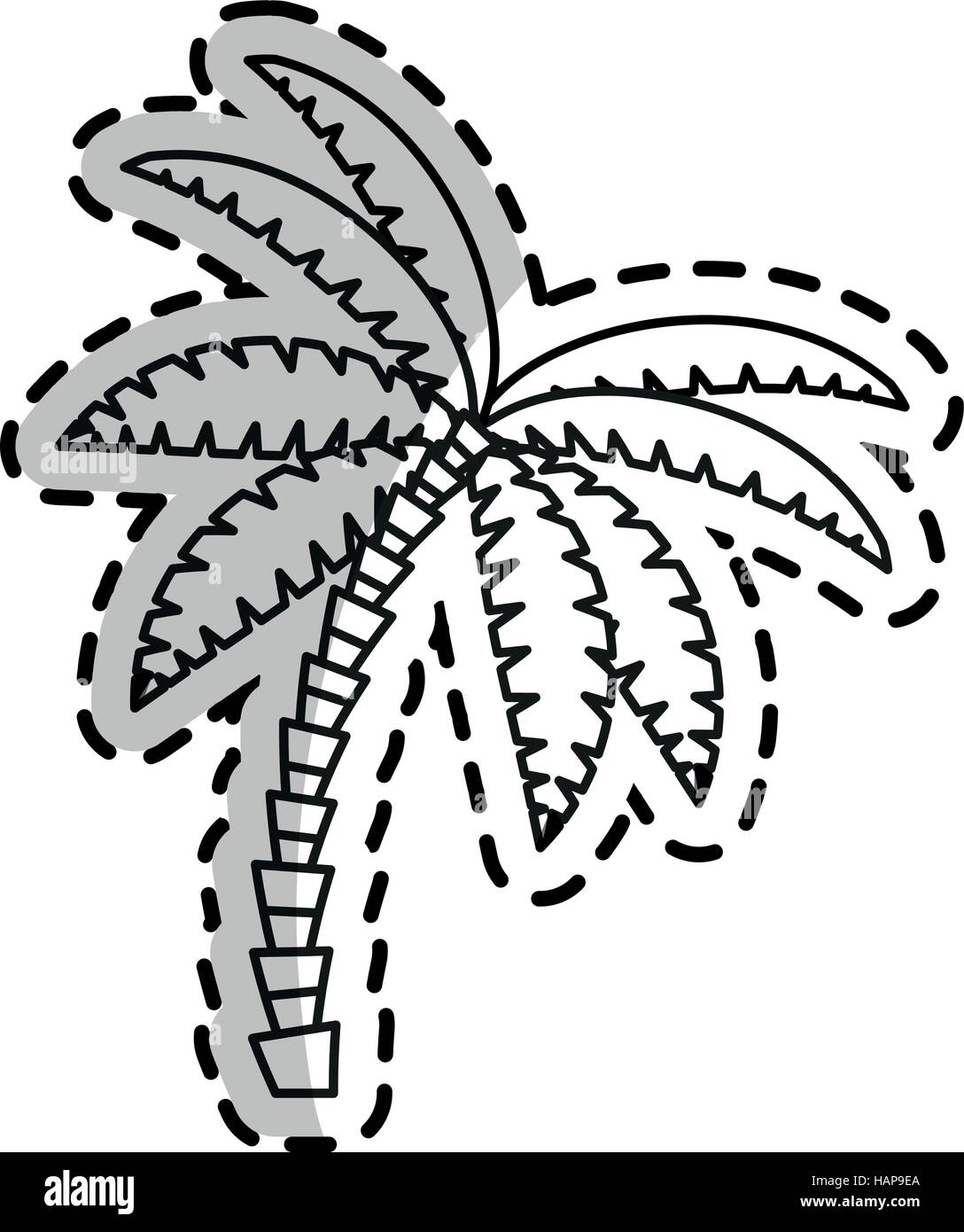 Isolated palm tree design Stock Vector Image & Art - Alamy