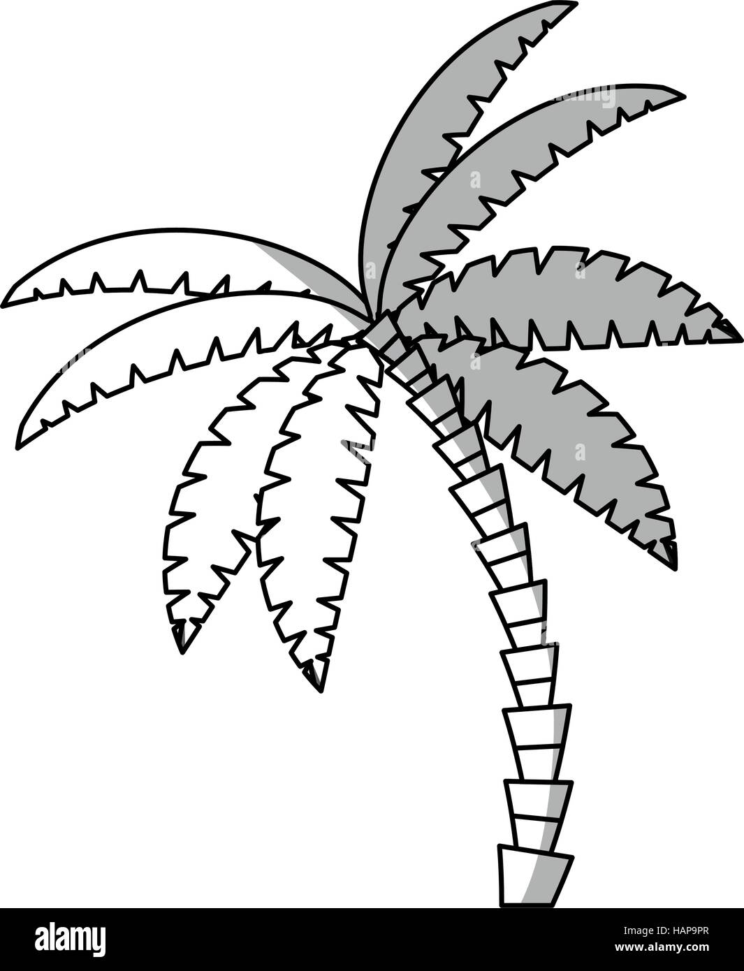 Isolated palm tree design Stock Vector Image & Art - Alamy