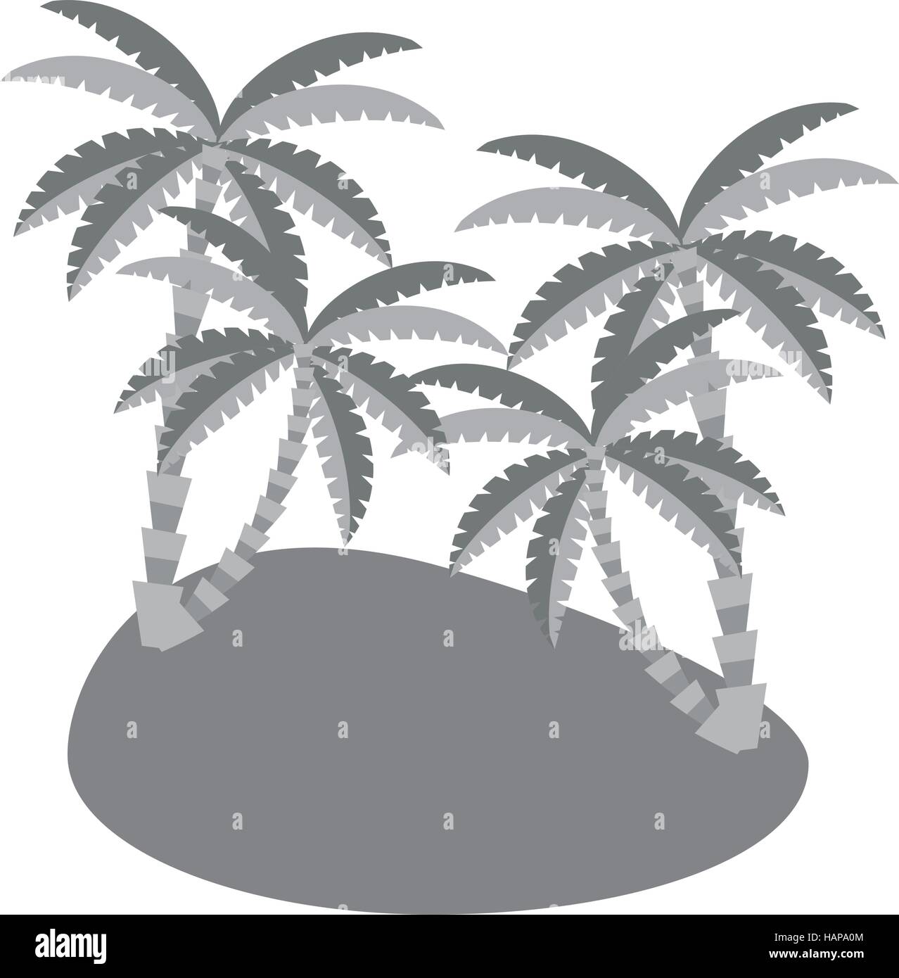 Isolated palm tree design Stock Vector Image & Art - Alamy