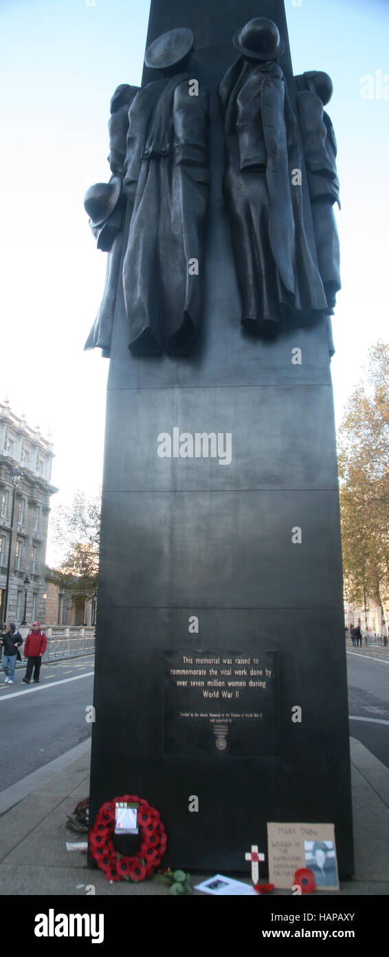 England, London, A Memorial during Rememberance Day, for the deceased ...