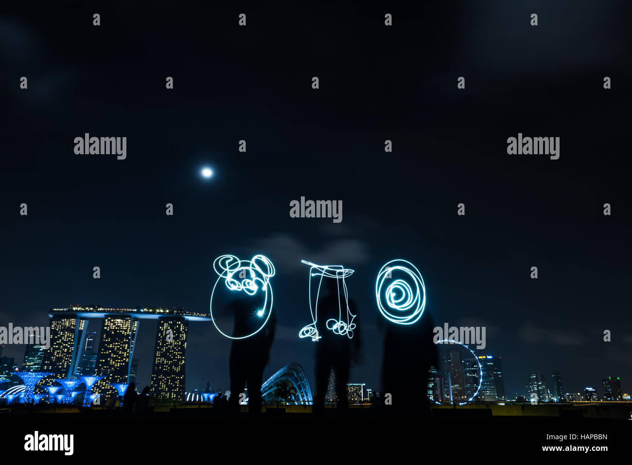 playing with lights Stock Photo - Alamy