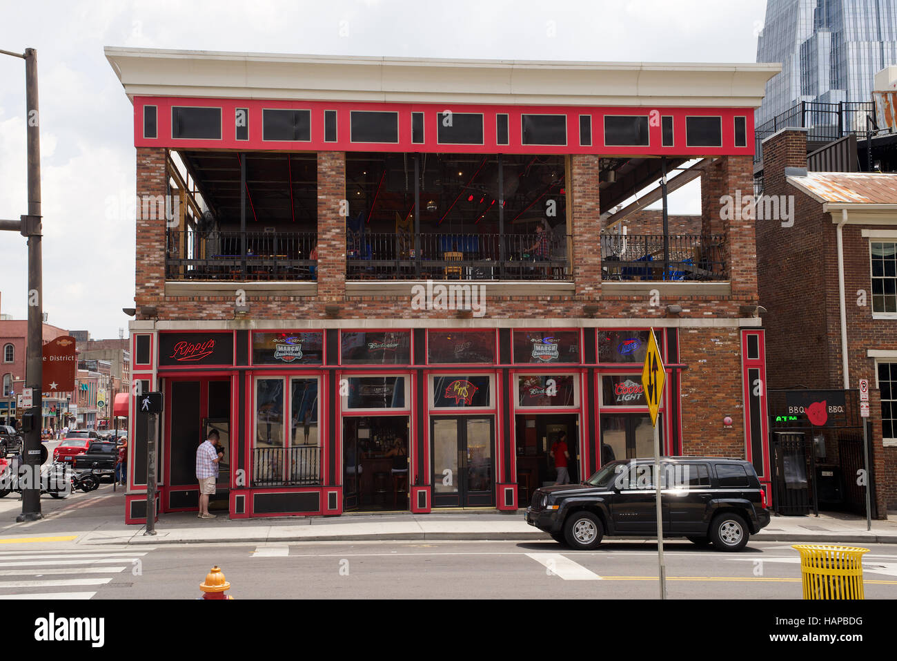 Rippy's Bar & Grill on Broadway, Downtown Nashville, Tennessee, USA ...