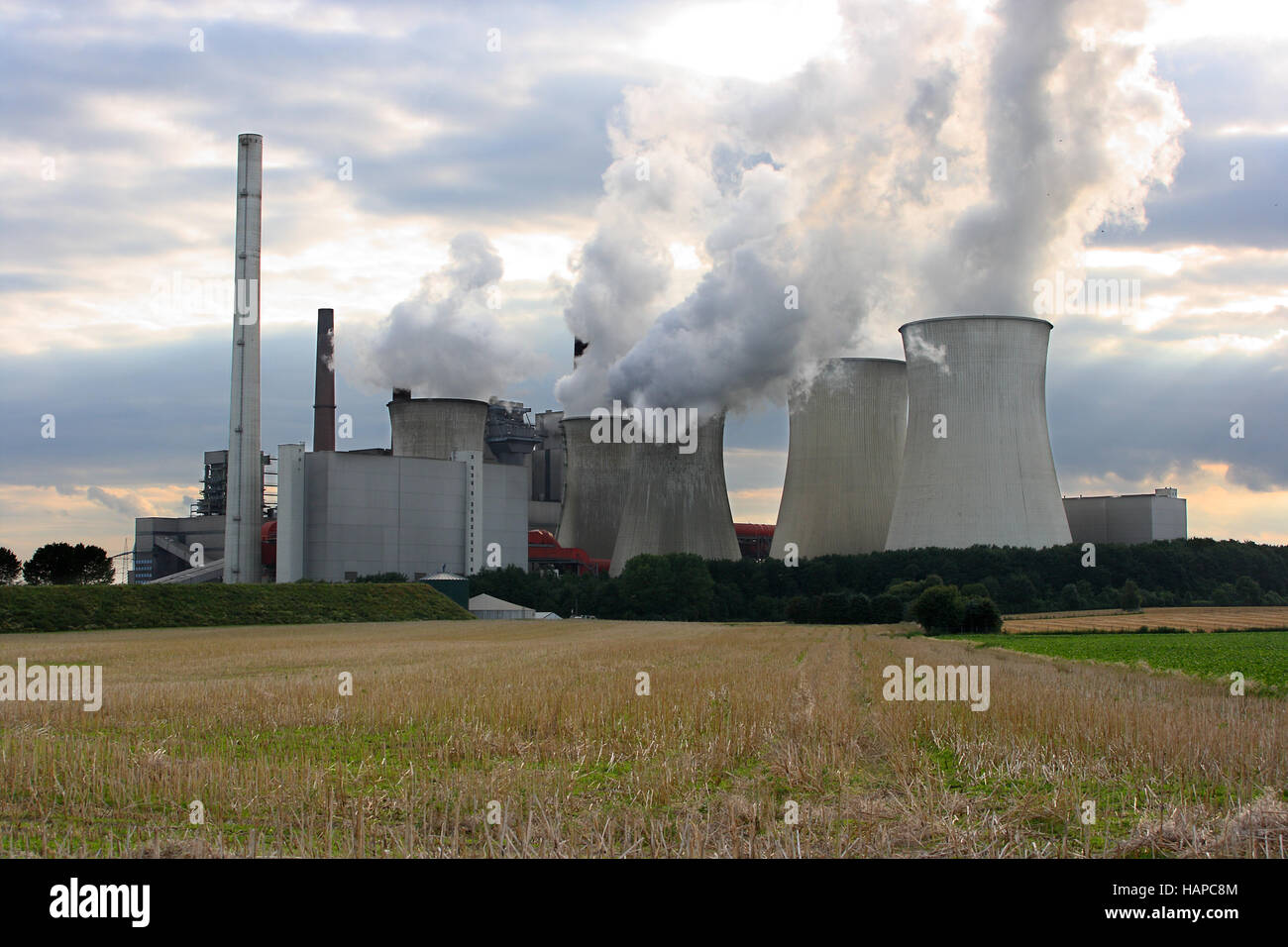 Lignite power plant Stock Photo - Alamy