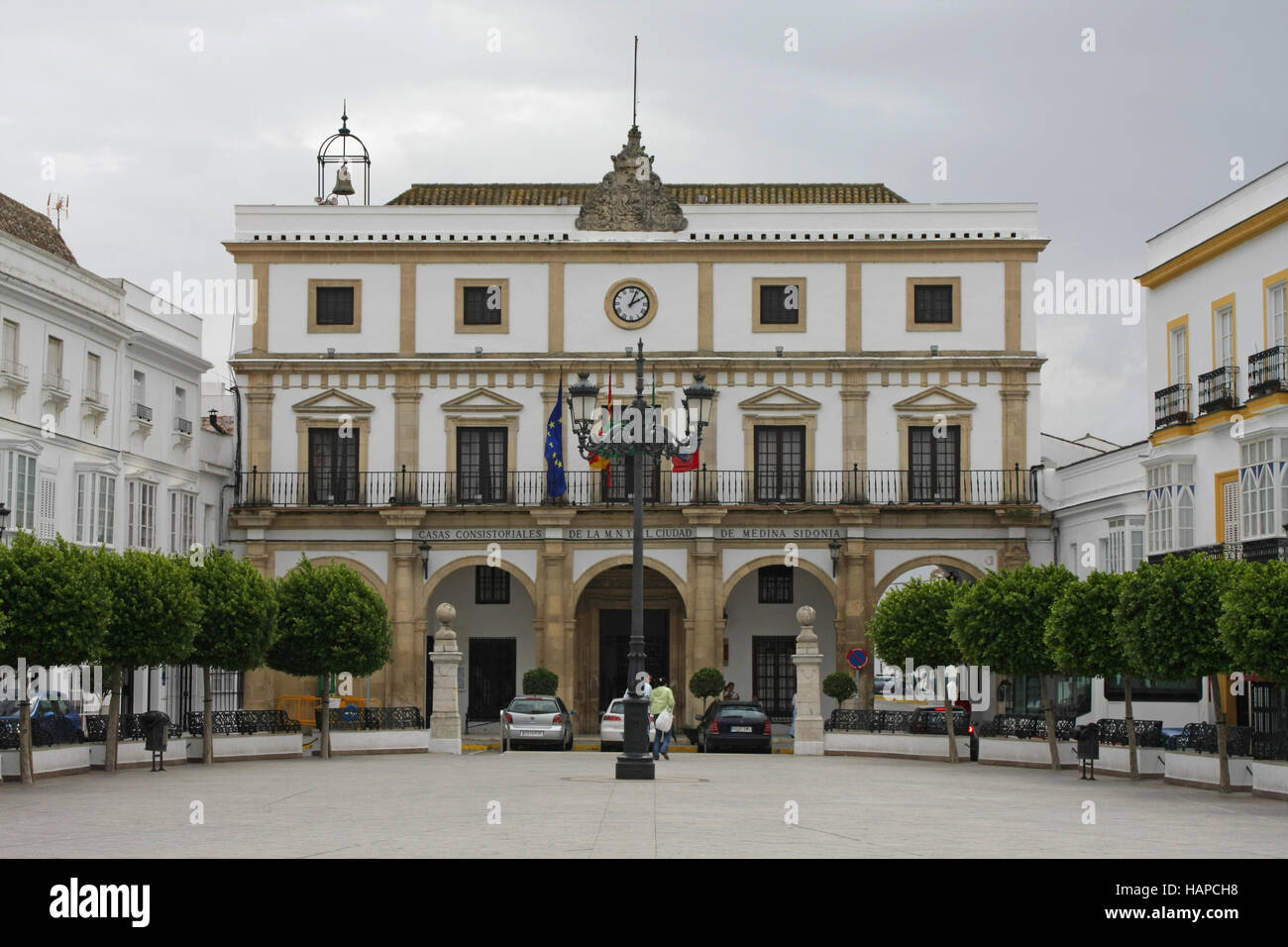 Plaza Espana in Medina Sidonia. Andalusia Stock Photo - Alamy