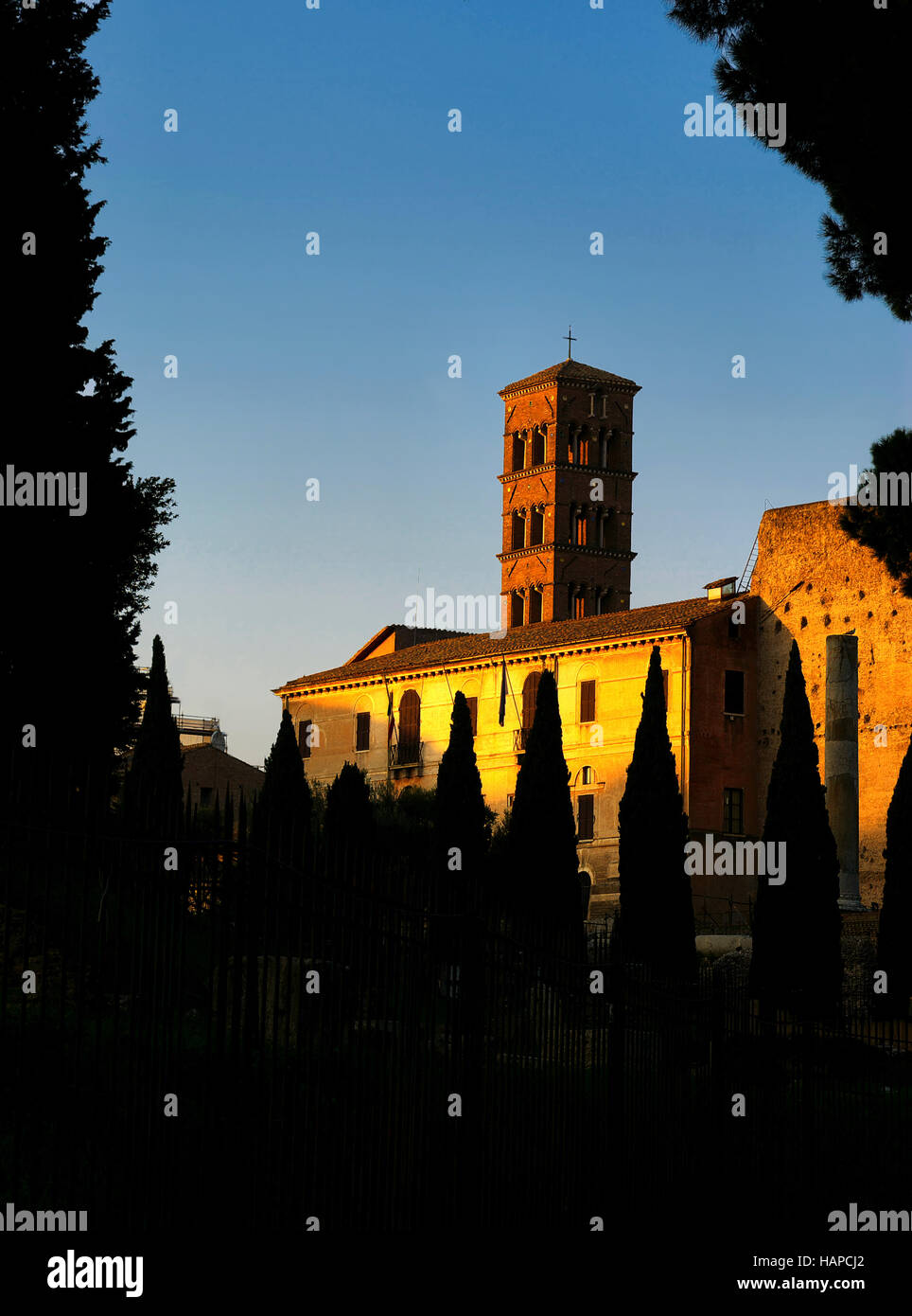 Santa Francesca Romana, Rome Stock Photo - Alamy