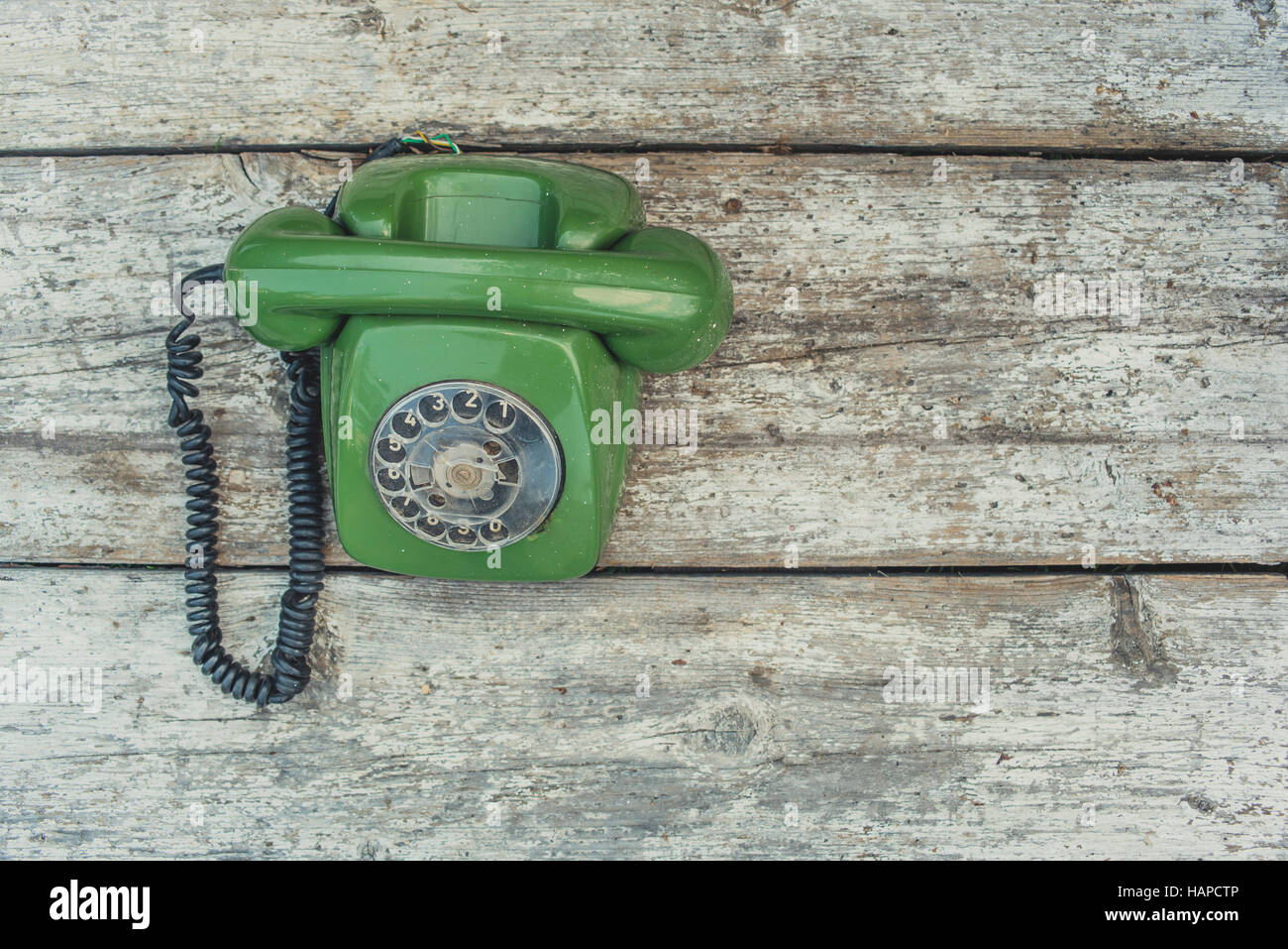 Green Retro Telephone High Resolution Stock Photography and Images - Alamy