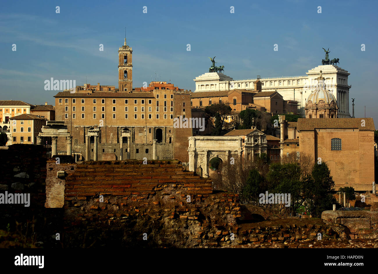 Forum Romanum Rome Stock Photo - Alamy