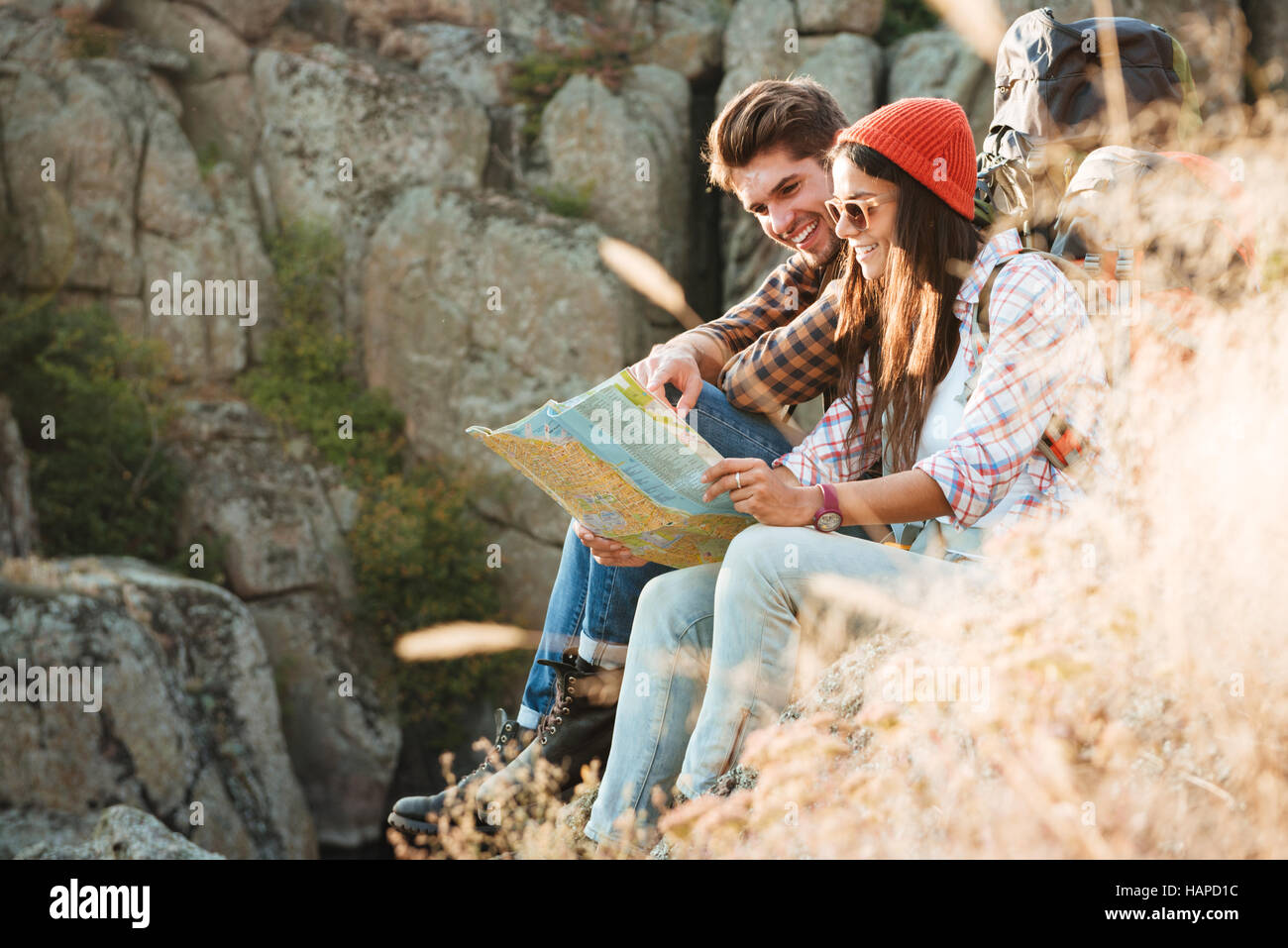 Sitting on slope hi-res stock photography and images - Alamy