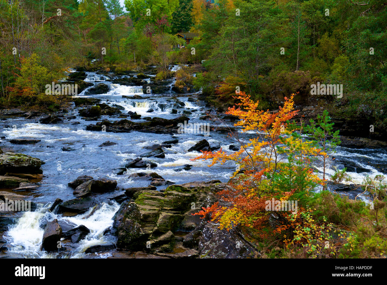The Falls at Dochart Killin Scotland Stock Photo - Alamy