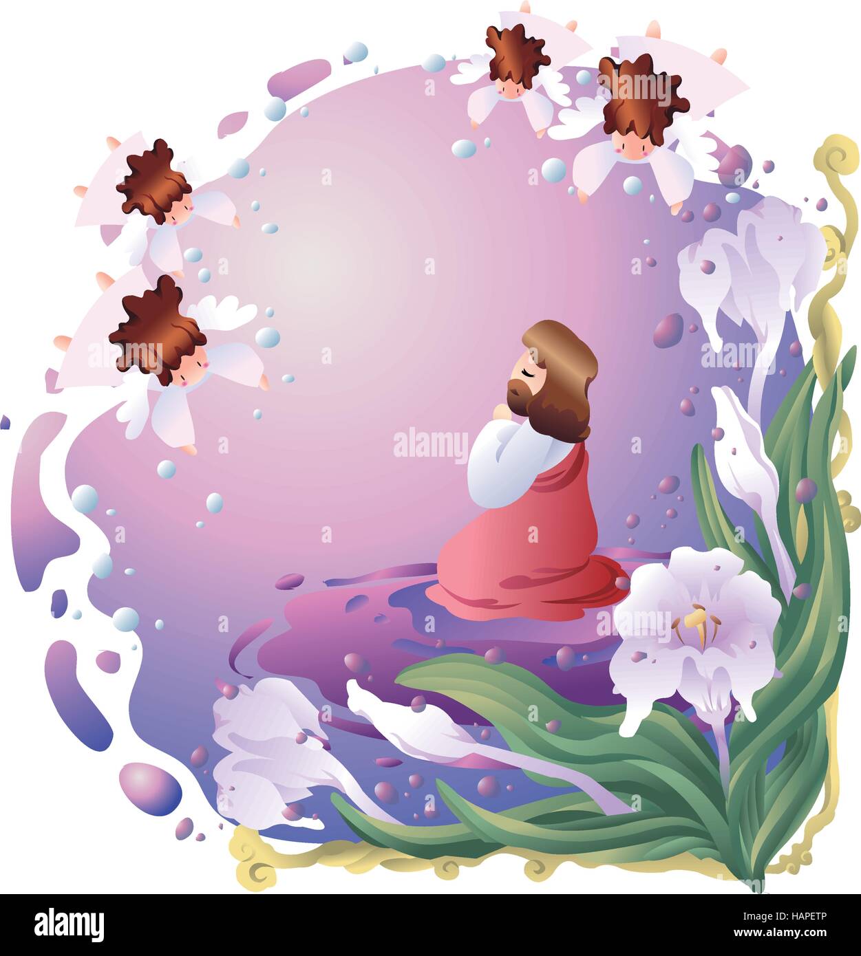 Praying images Stock Vector Images - Alamy