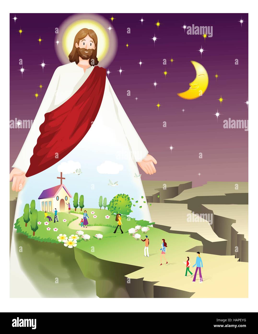 Religious images illustration Stock Vector Image & Art - Alamy