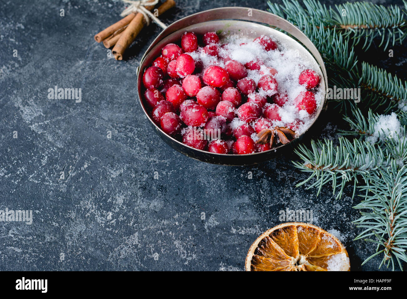 Orange fruit tree snow hi-res stock photography and images - Alamy